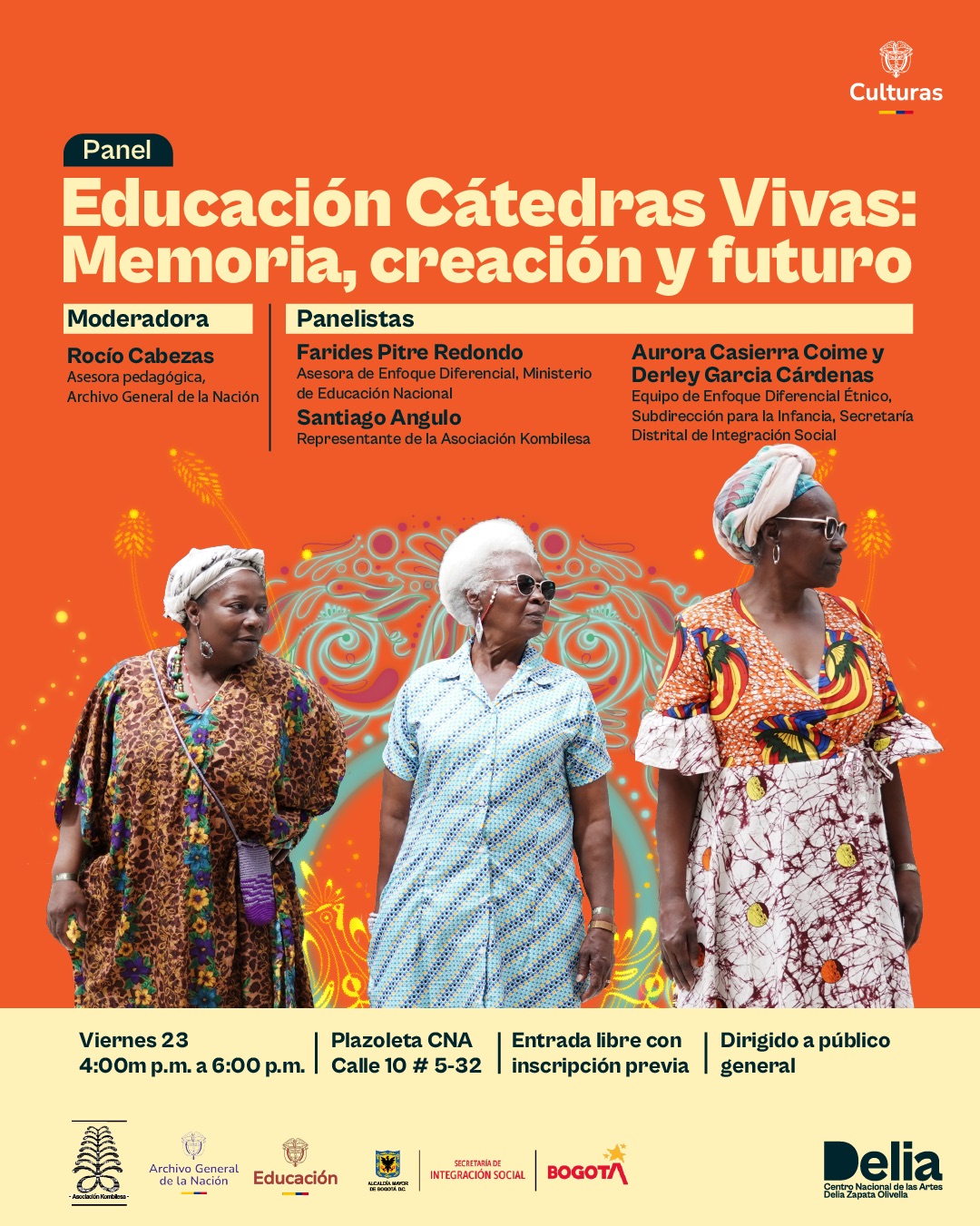 Encuentro Afro 2025 – Panel educación catedras vivas